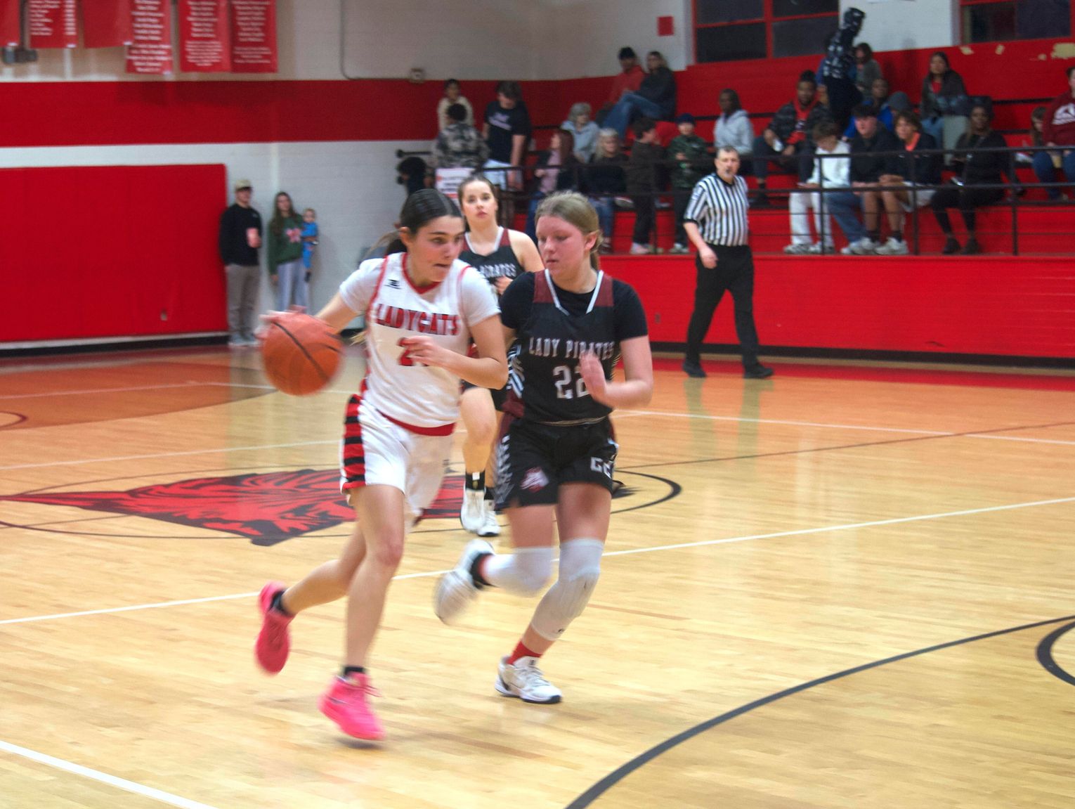 Strong defensive effort leads Lady Cats over Spurger 29-28