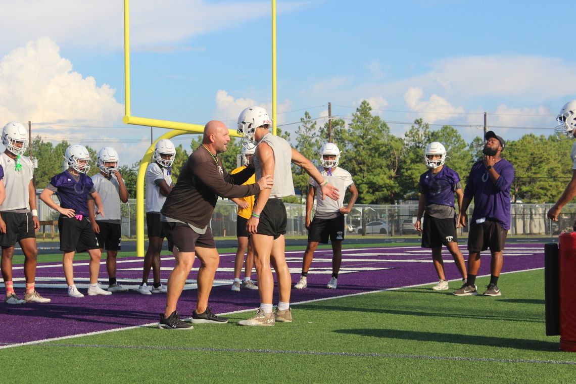 Football teams look to get work in